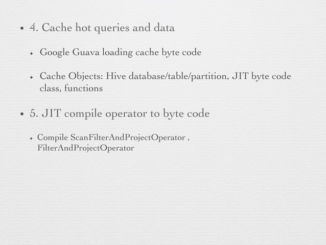 Facebook Presto presentation
