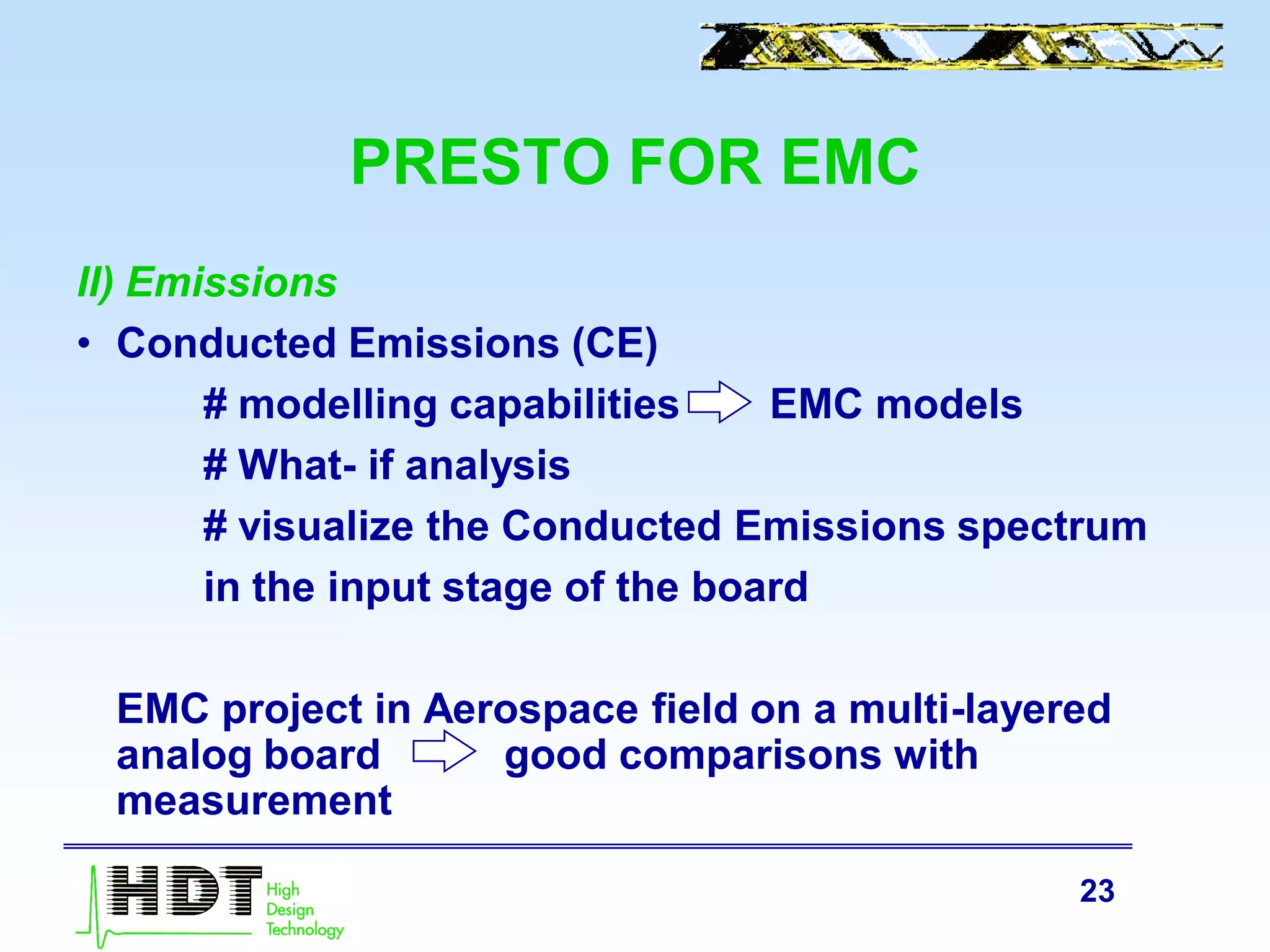 HDT TOOLS PRESENTATION (2000) | PPT