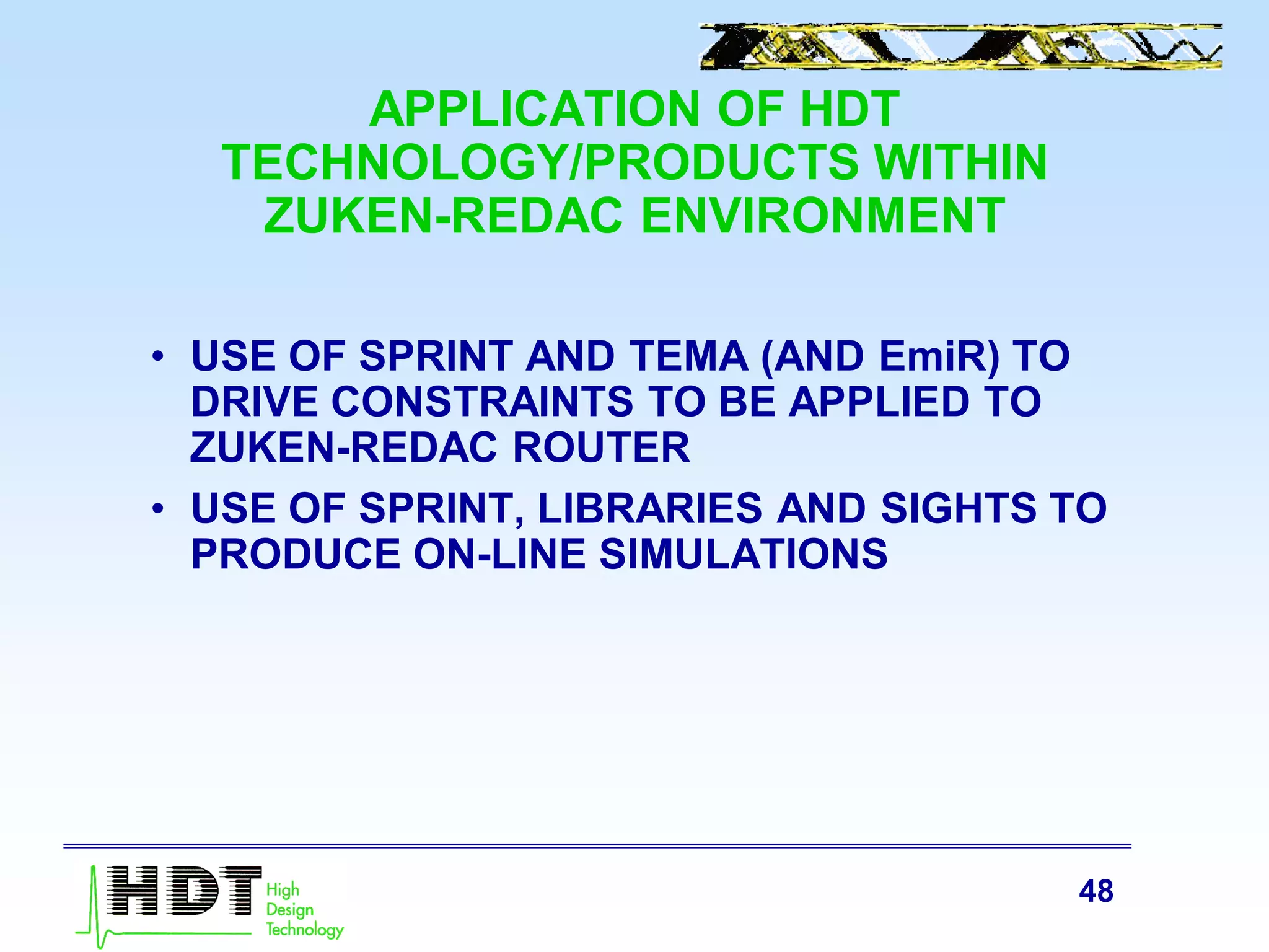 HDT TOOLS PRESENTATION (2000) | PPT