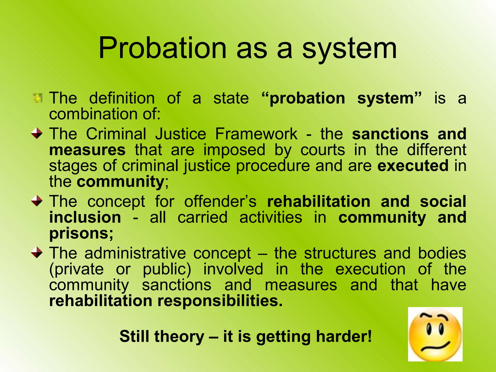 What is probation and how Probation Services work | PPT