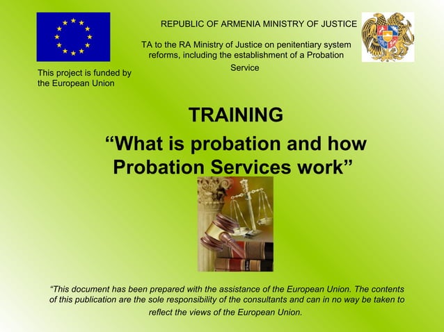 What is probation and how Probation Services work