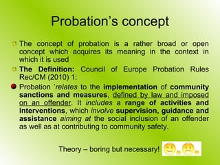 What is probation and how Probation Services work | PPT