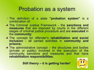 What is probation and how Probation Services work | PPT