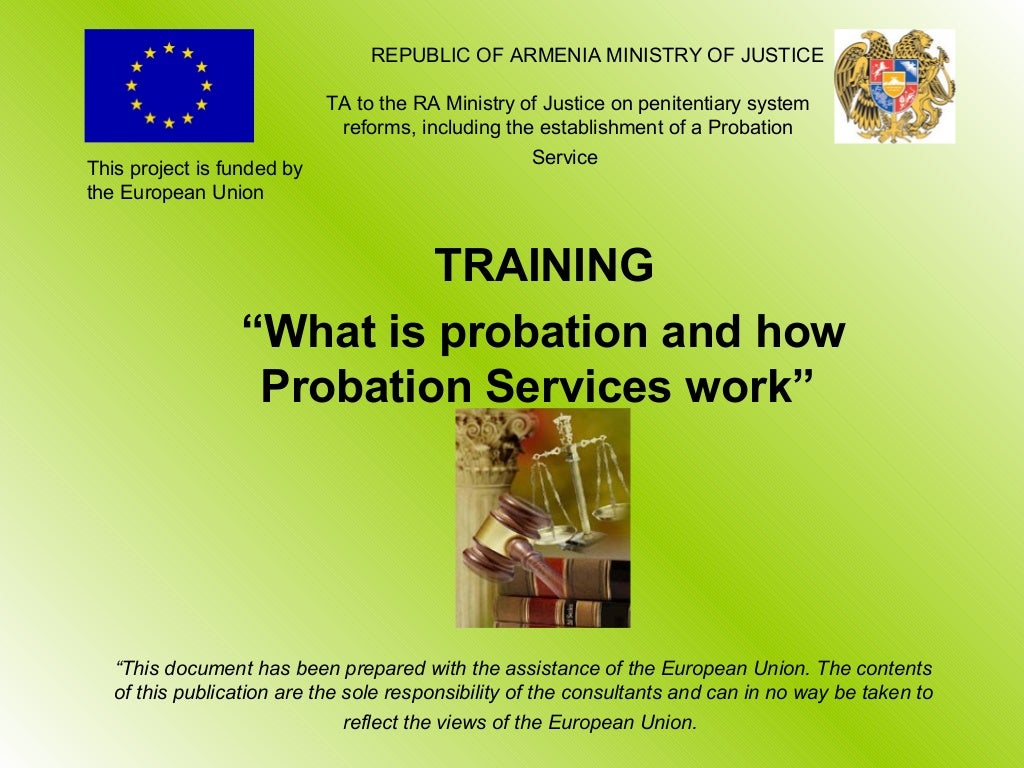 What is probation and how Probation Services work
