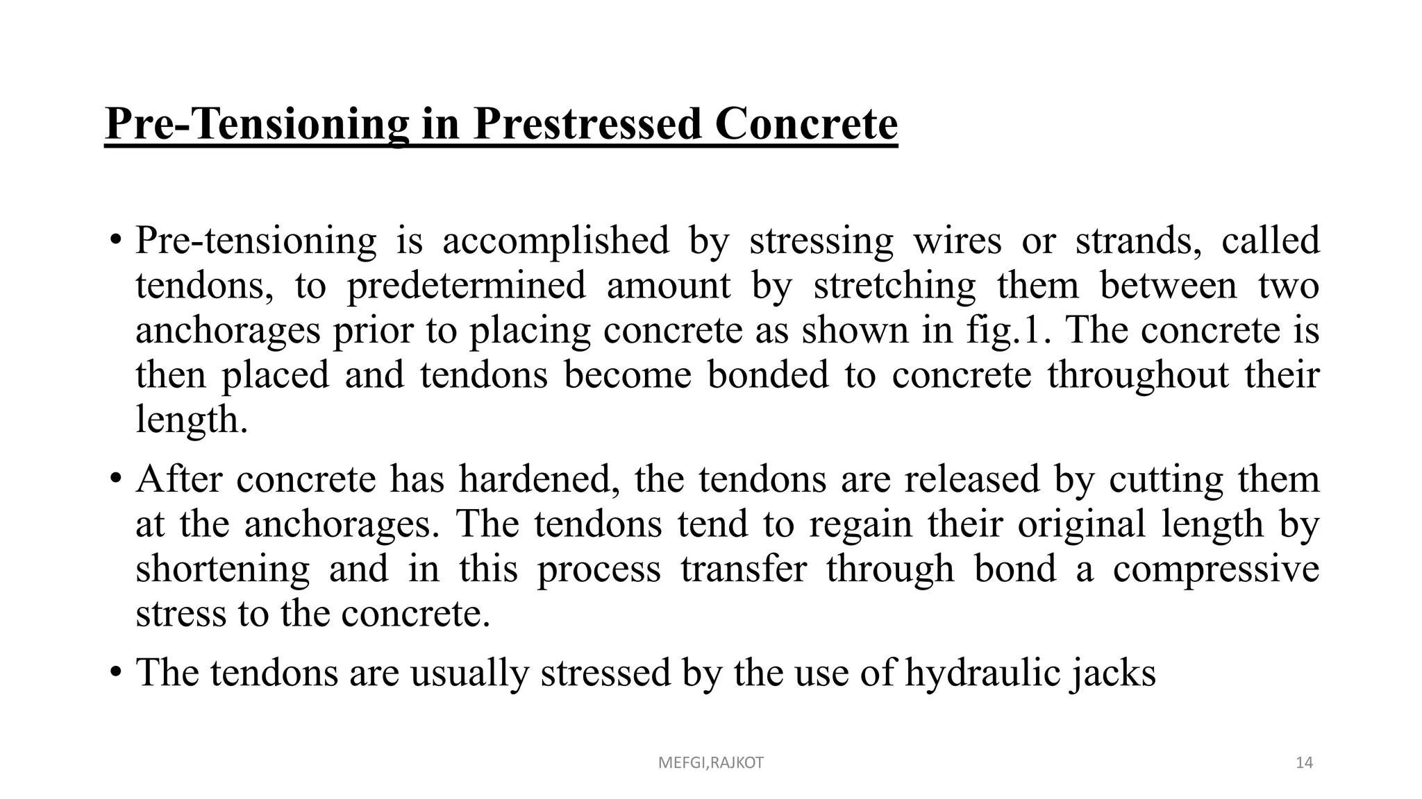 Prestress concrete | PPTX