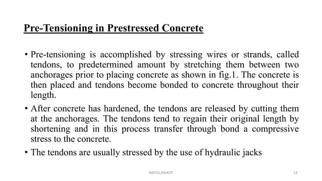 Prestress concrete | PPT