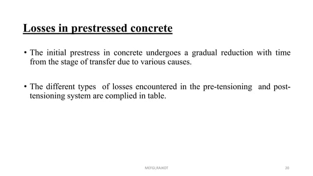 Prestress concrete | PPT