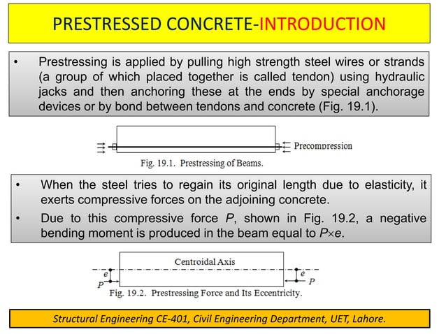 Prestressed Concrete 1 1 Pdf Structure Design Ppt