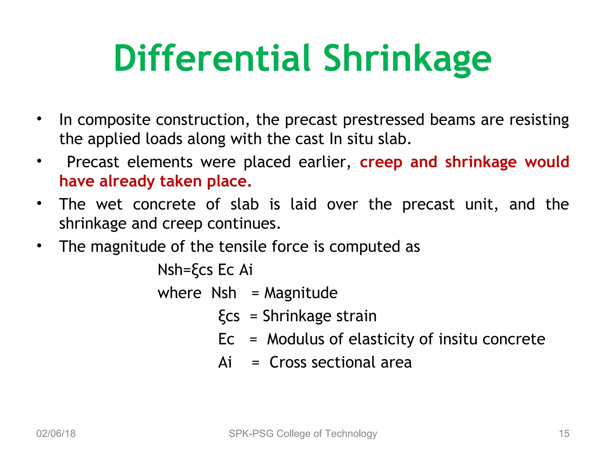 Prestressed composite beams | PPT