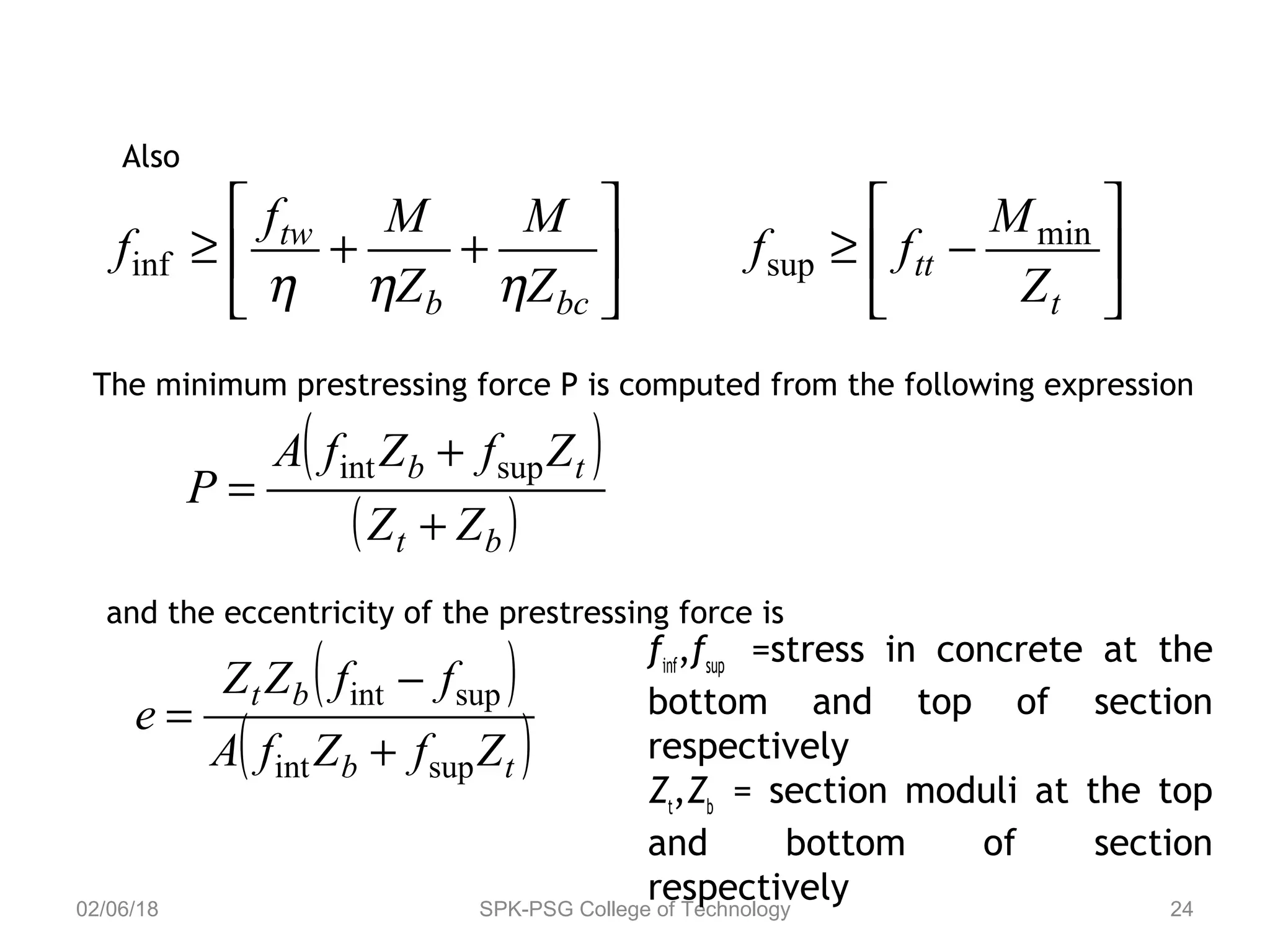 Prestressed composite beams | PPT