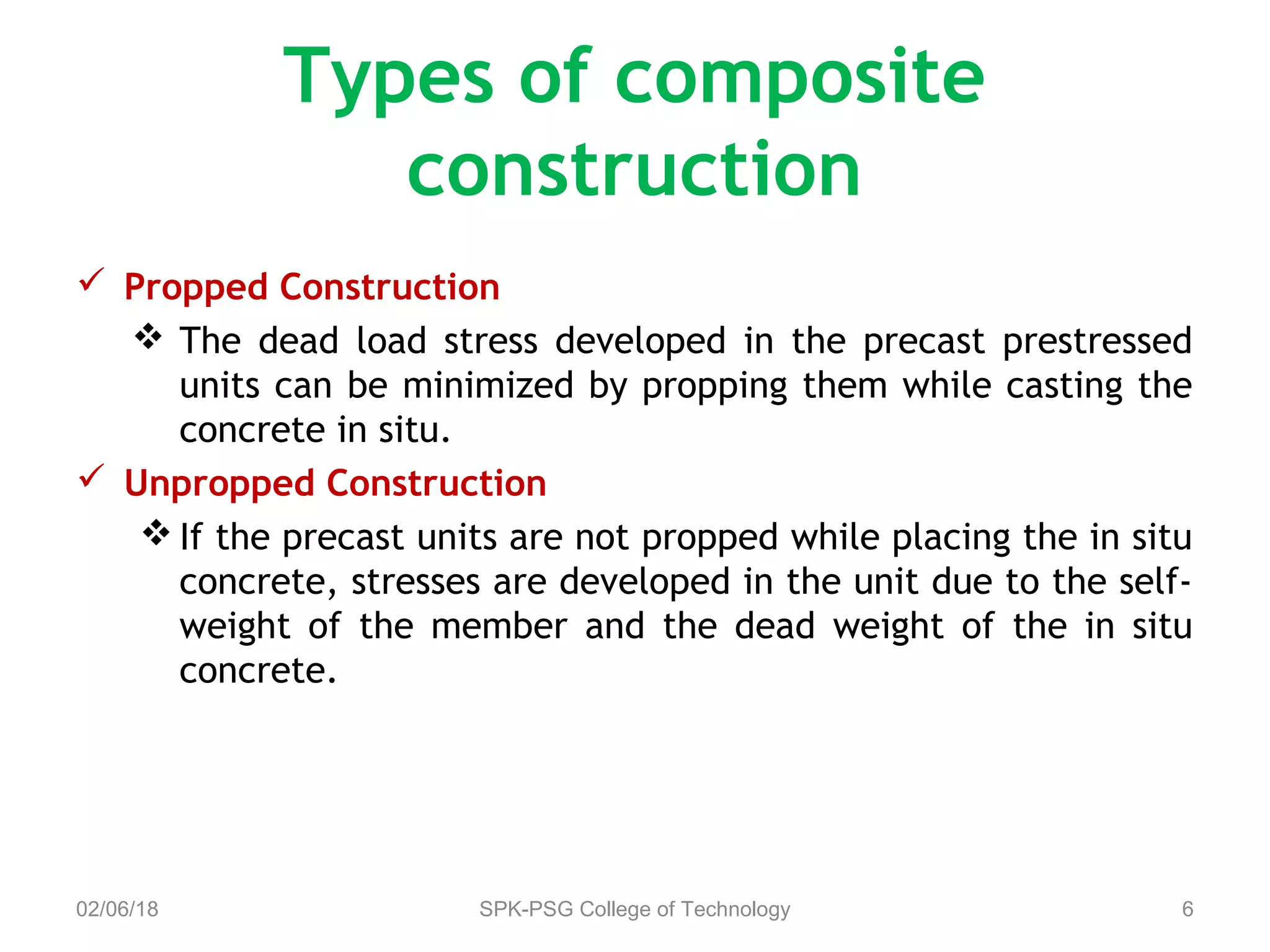 Prestressed composite beams | PPT