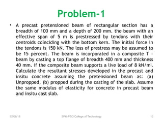 Prestressed composite beams | PPT