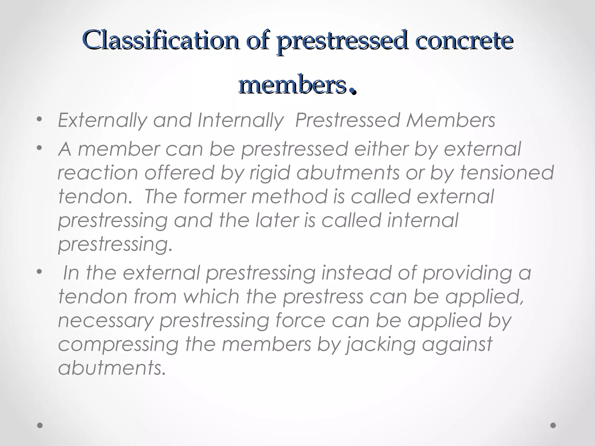 Prestressed concrete | PPT