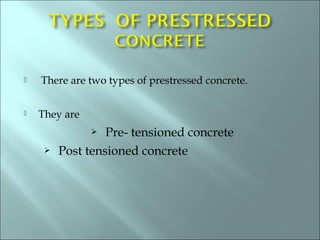 Pre stressed concrete | PPT