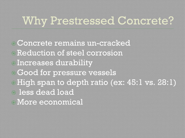 Prestressed concrete | PPT