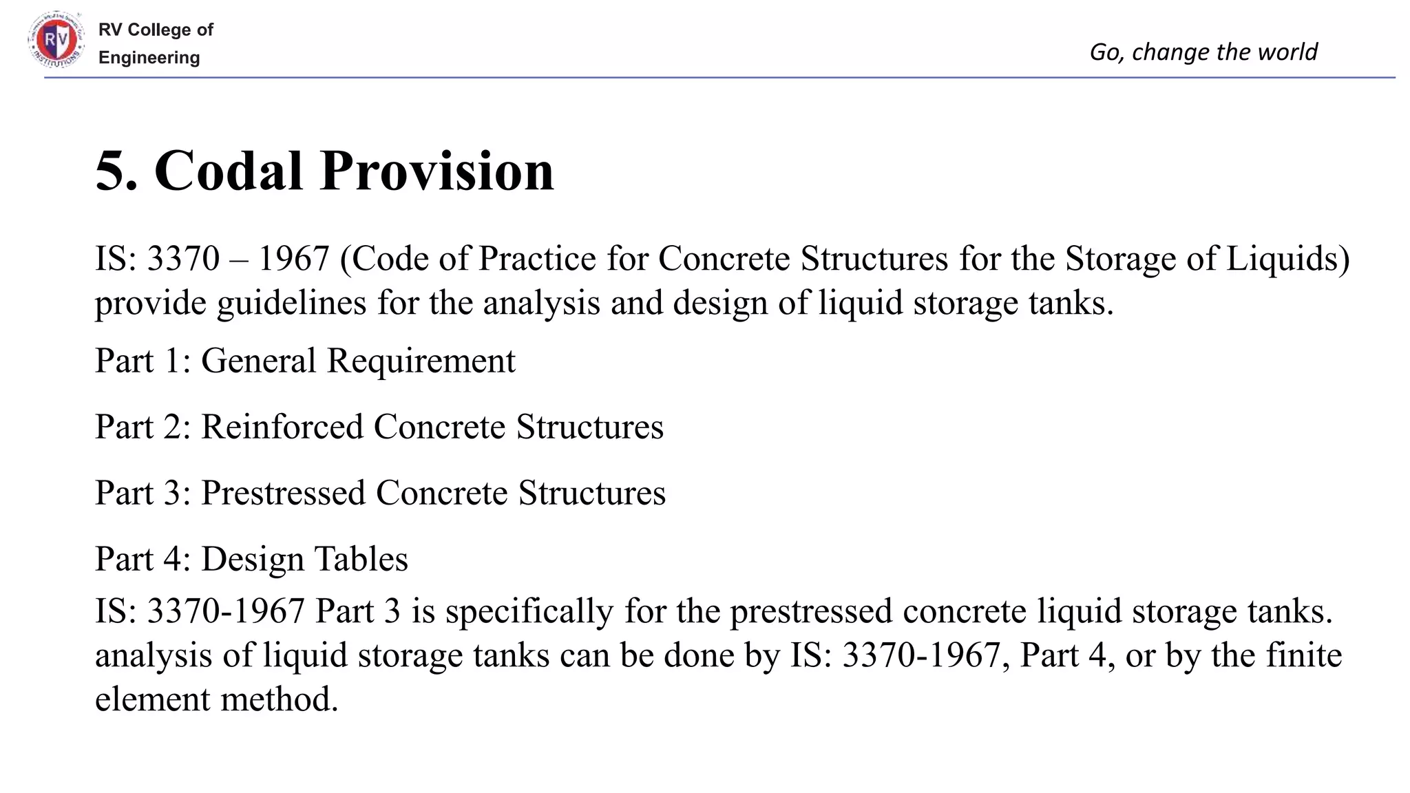 Prestressed concrete circular storage tanks | PPTX