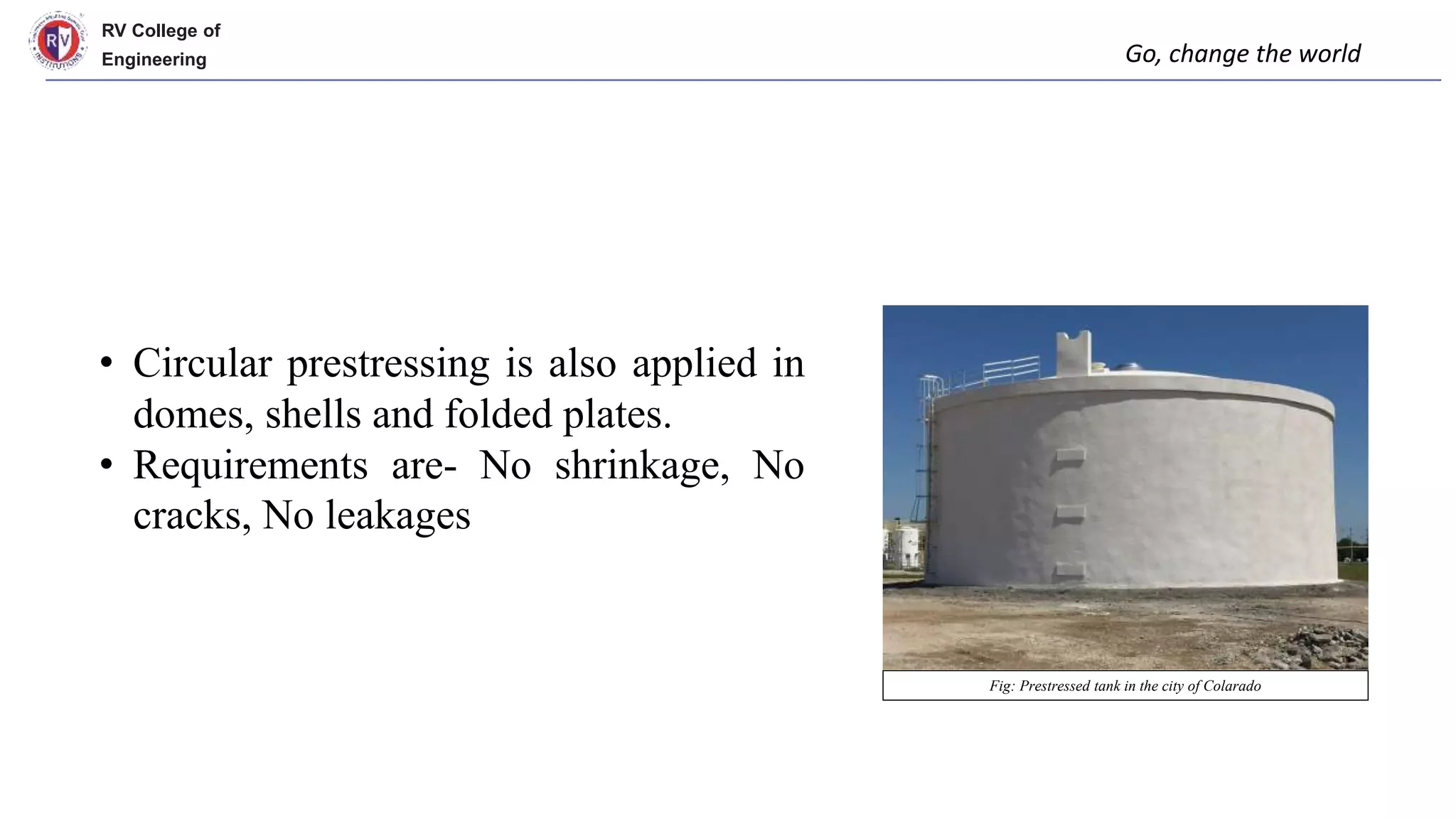 Prestressed concrete circular storage tanks | PPTX