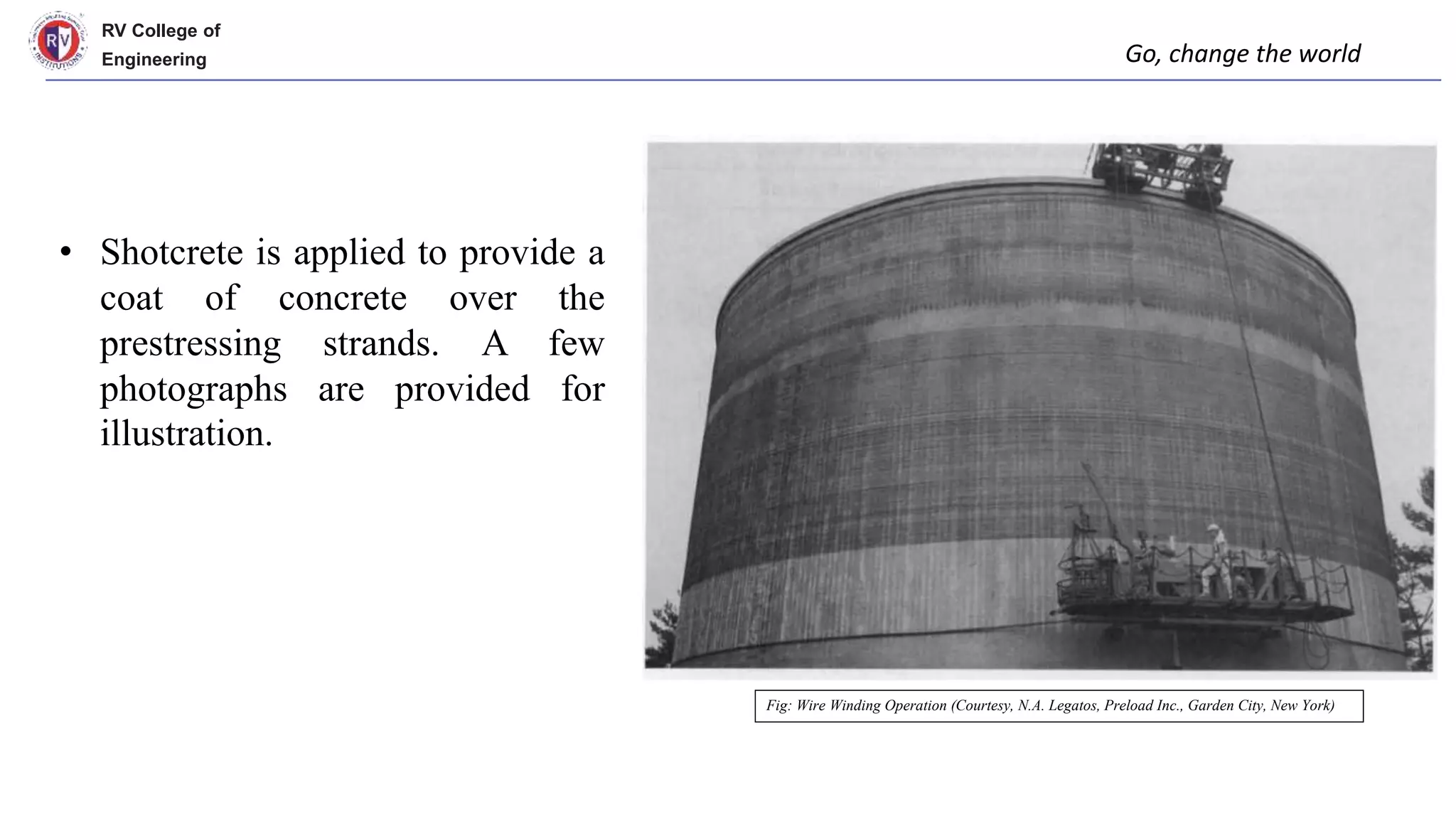 Prestressed concrete circular storage tanks | PPTX