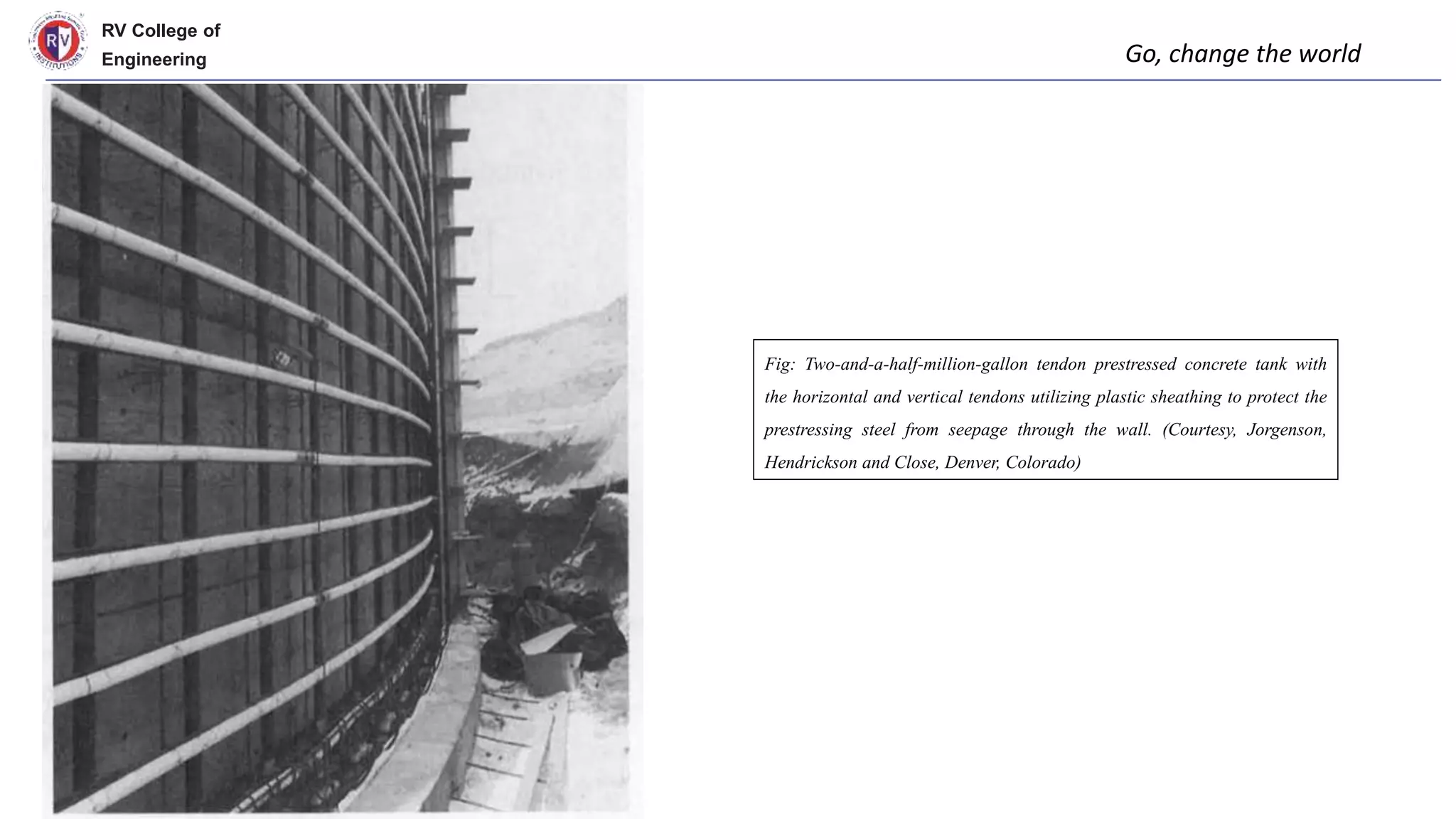 Prestressed concrete circular storage tanks | PPTX