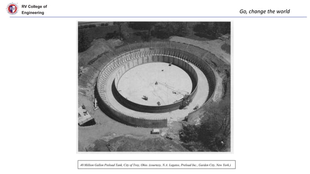 Prestressed concrete circular storage tanks | PPTX
