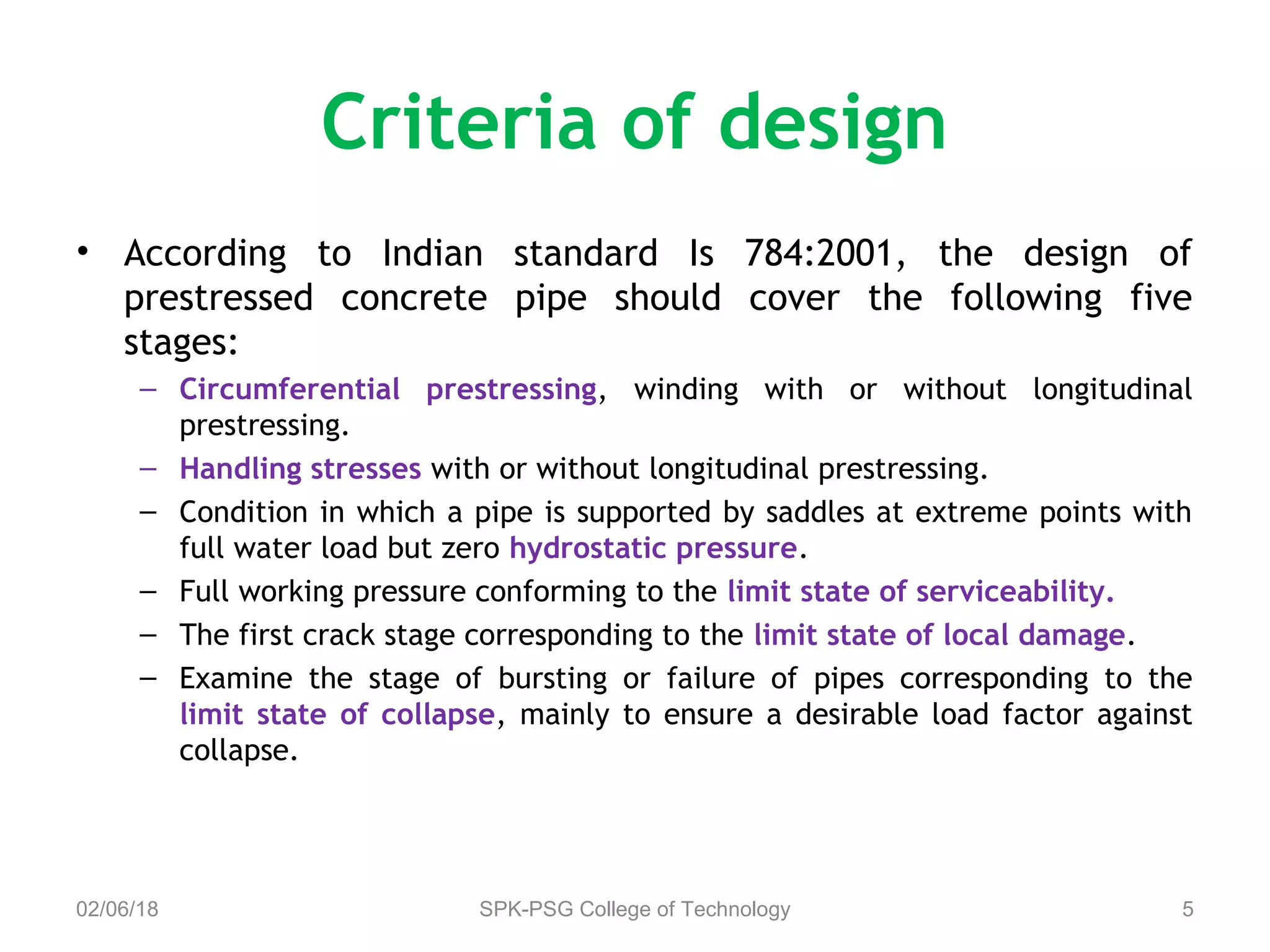 Prestressed pipes,tanks,poles | PPT