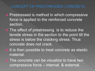 Prestresses concrete | PPTX | Civil Engineering Industry | Industries
