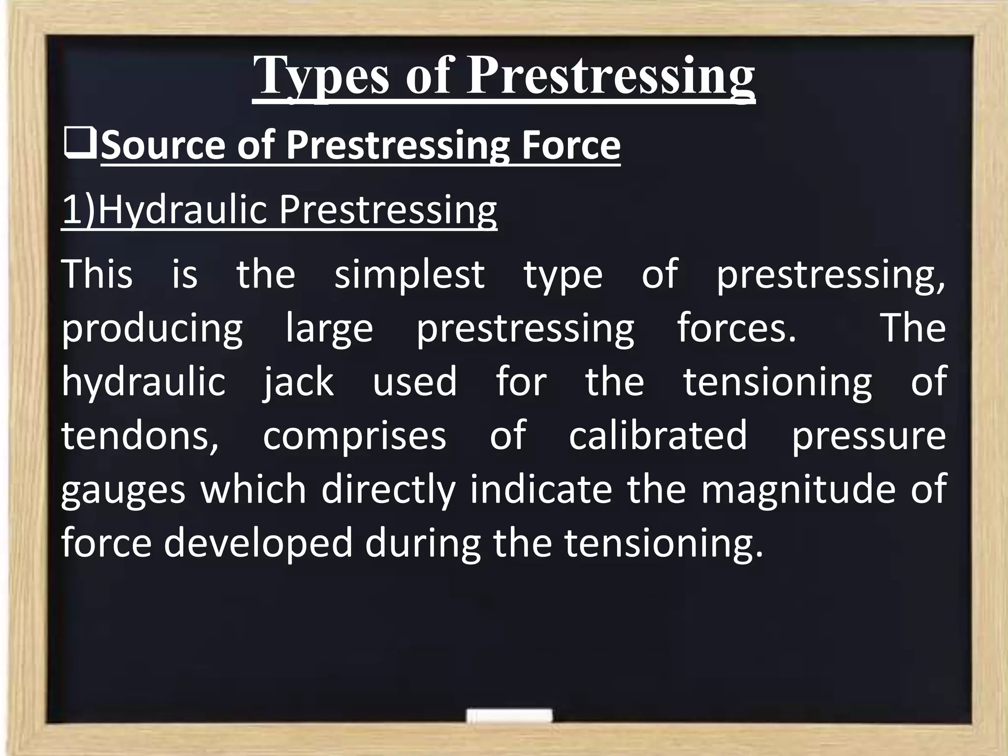Prestressing Concept, Materilas and Prestressing System | PPTX