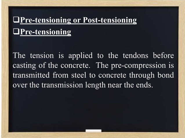 Prestressing Concept, Materilas and Prestressing System | PPTX