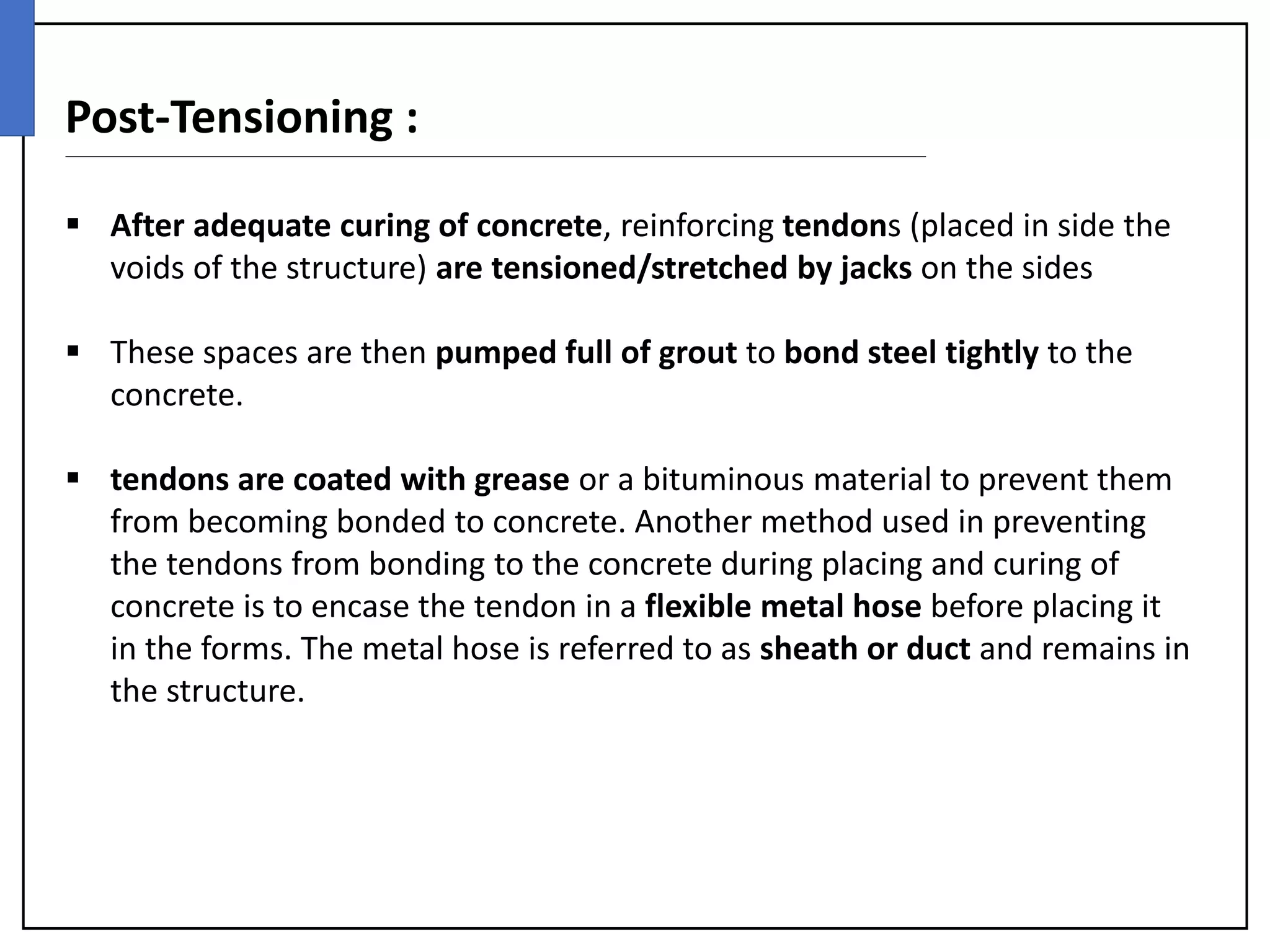 PRE STRESSING | PPTX
