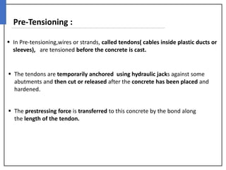 PRE STRESSING | PPT