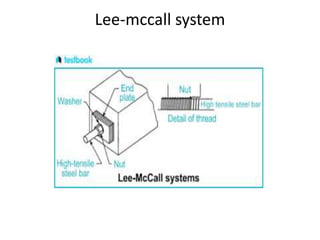 prestressing steel & types of prestressing | PPTX