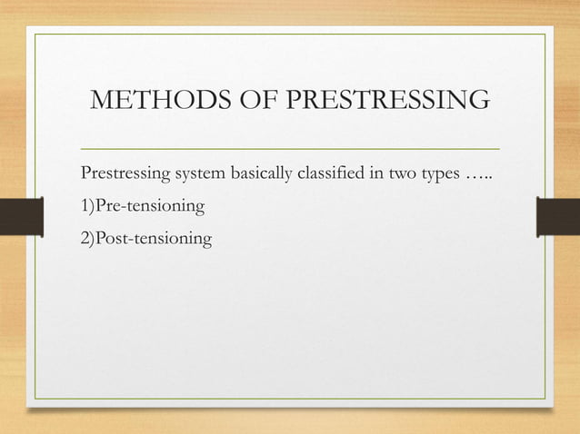 Prestressing ppt | PDF