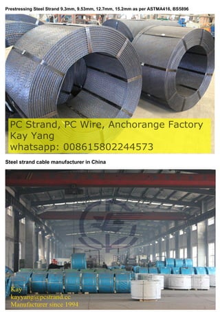 Prestressing steel strand factory | PDF