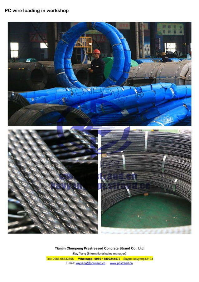 Prestressing steel strand factory | PDF