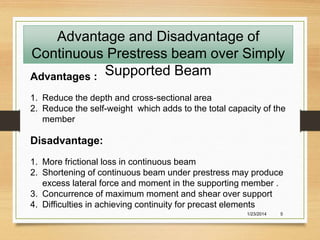 Design of Prestressed Concrete - | PPTX