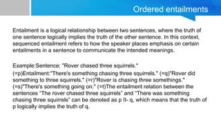 Presumption and Entailment-linguistics presentation.pptx | Law