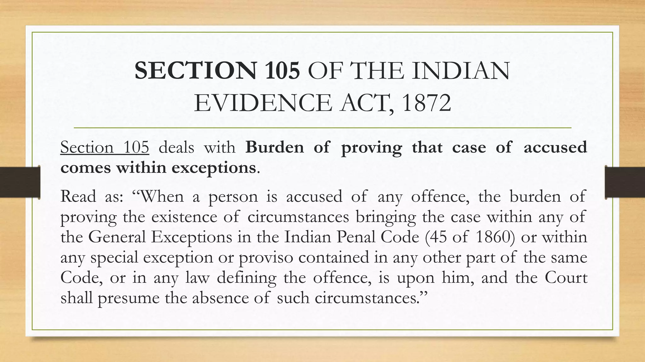 PRESUMPTIONS UNDER THE INDIAN EVIDENCE ACT, 1872.pptx