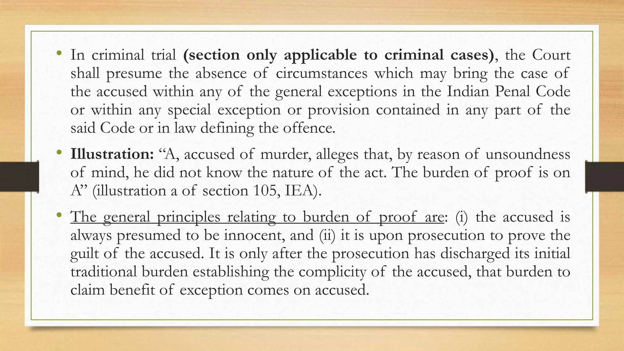 PRESUMPTIONS UNDER THE INDIAN EVIDENCE ACT, 1872.pptx