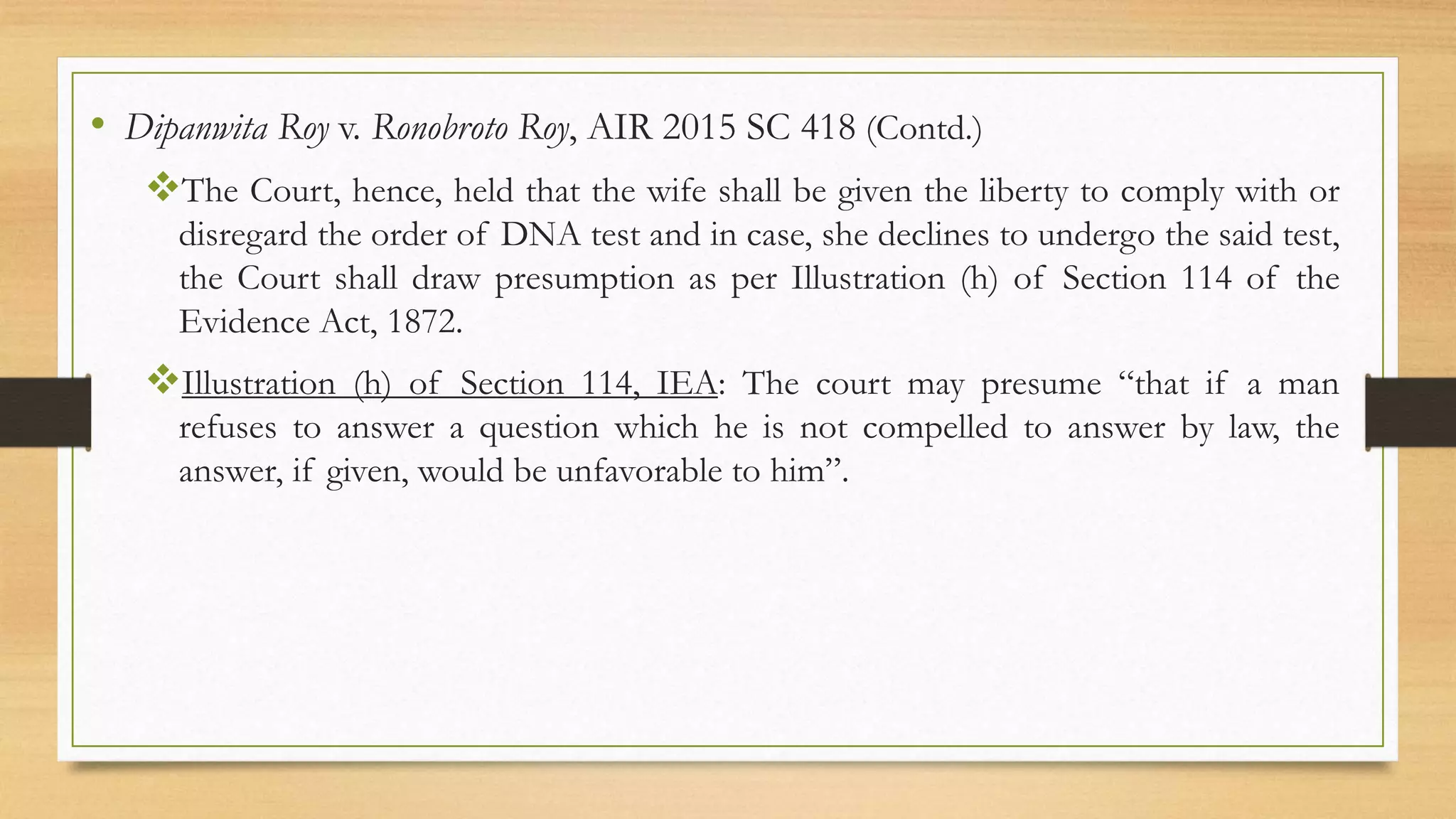 PRESUMPTIONS UNDER THE INDIAN EVIDENCE ACT, 1872.pptx