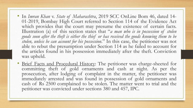 PRESUMPTIONS UNDER THE INDIAN EVIDENCE ACT, 1872.pptx