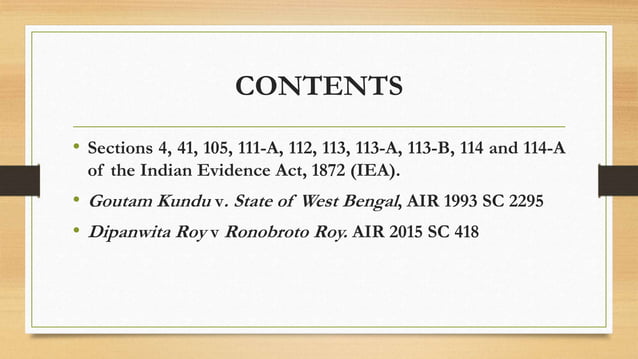PRESUMPTIONS UNDER THE INDIAN EVIDENCE ACT, 1872.pptx