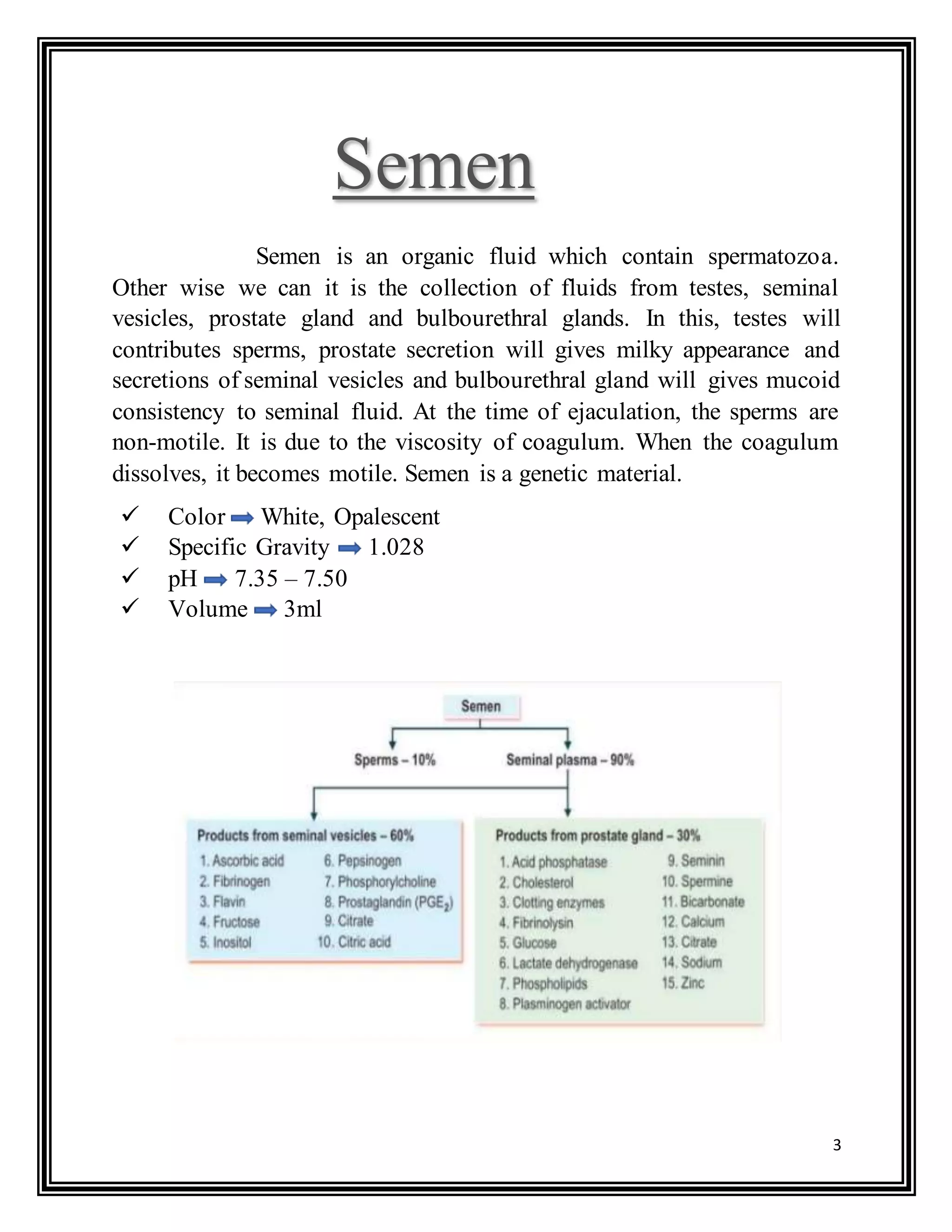 Presumptive test for seminal fluid | DOCX