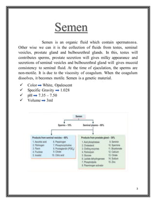 Presumptive test for seminal fluid | DOCX