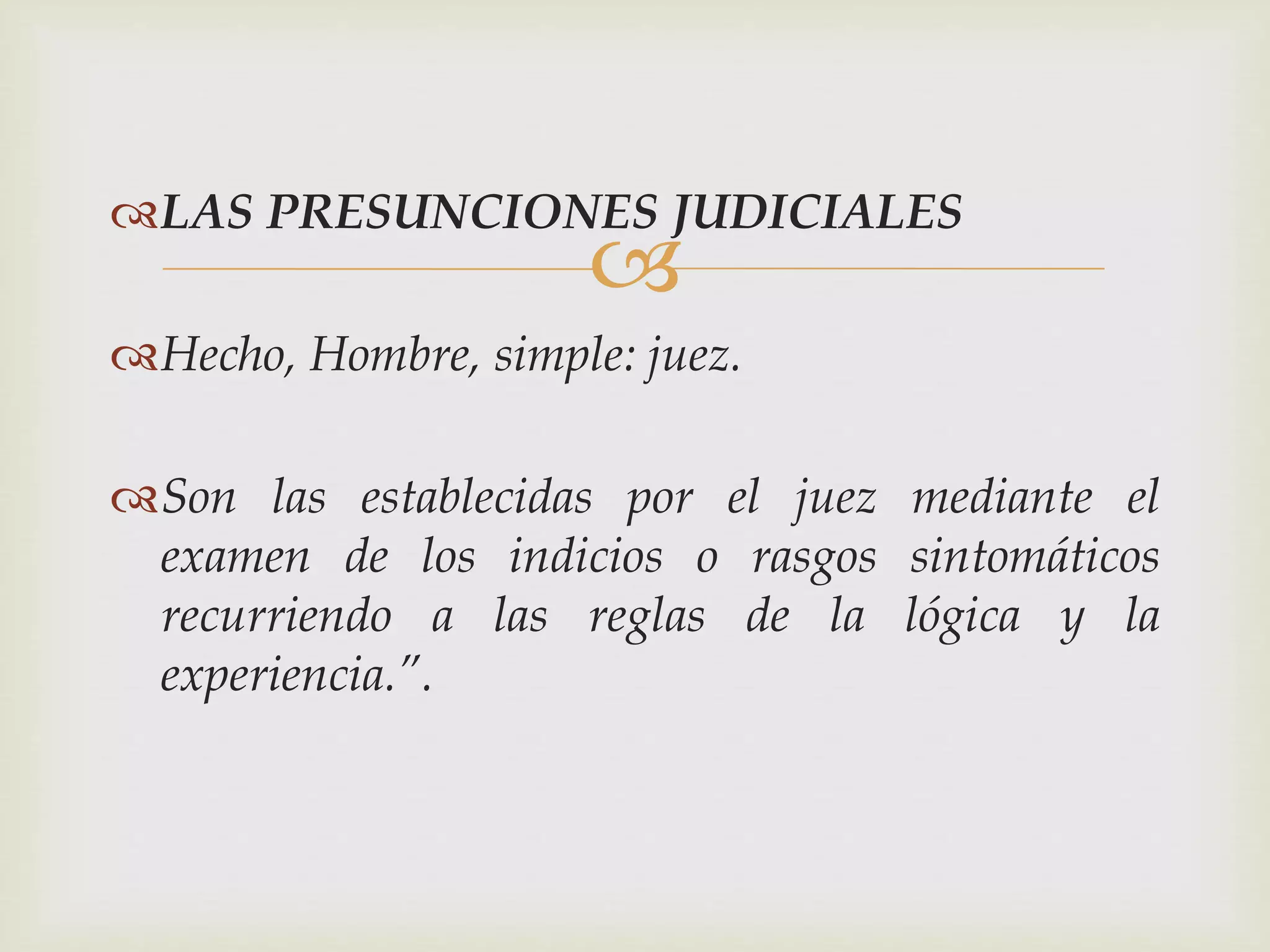 Presunciones legales diapo | PPTX