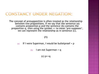 Presupposition | PPTX