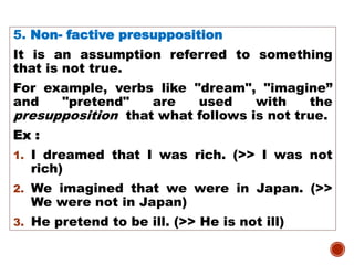 Presupposition & Entailment in Pragmatics.pptx