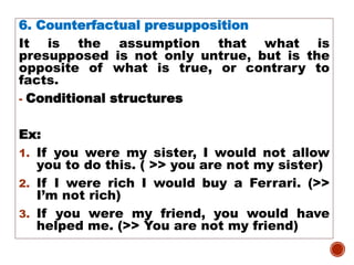 Presupposition & Entailment in Pragmatics.pptx