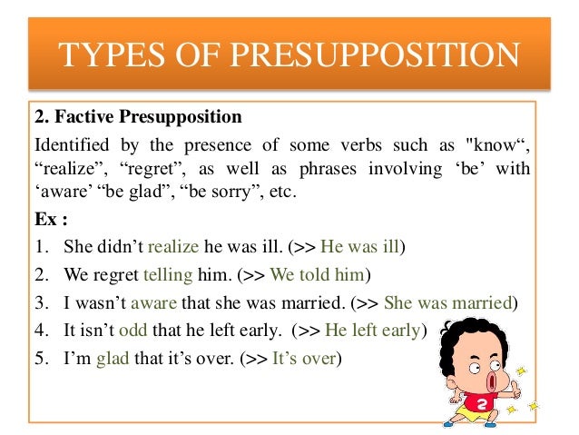 Presupposition and entailment