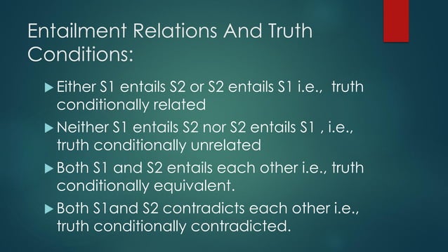 Presupposition and entailment | PDF | Science