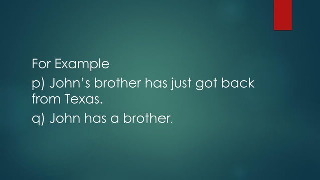 Presupposition and entailment | PDF | Science